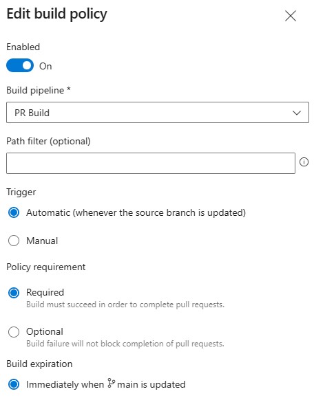 Part I - Creating an Azure build pipeline for pull requests · Gorilla Tactics
